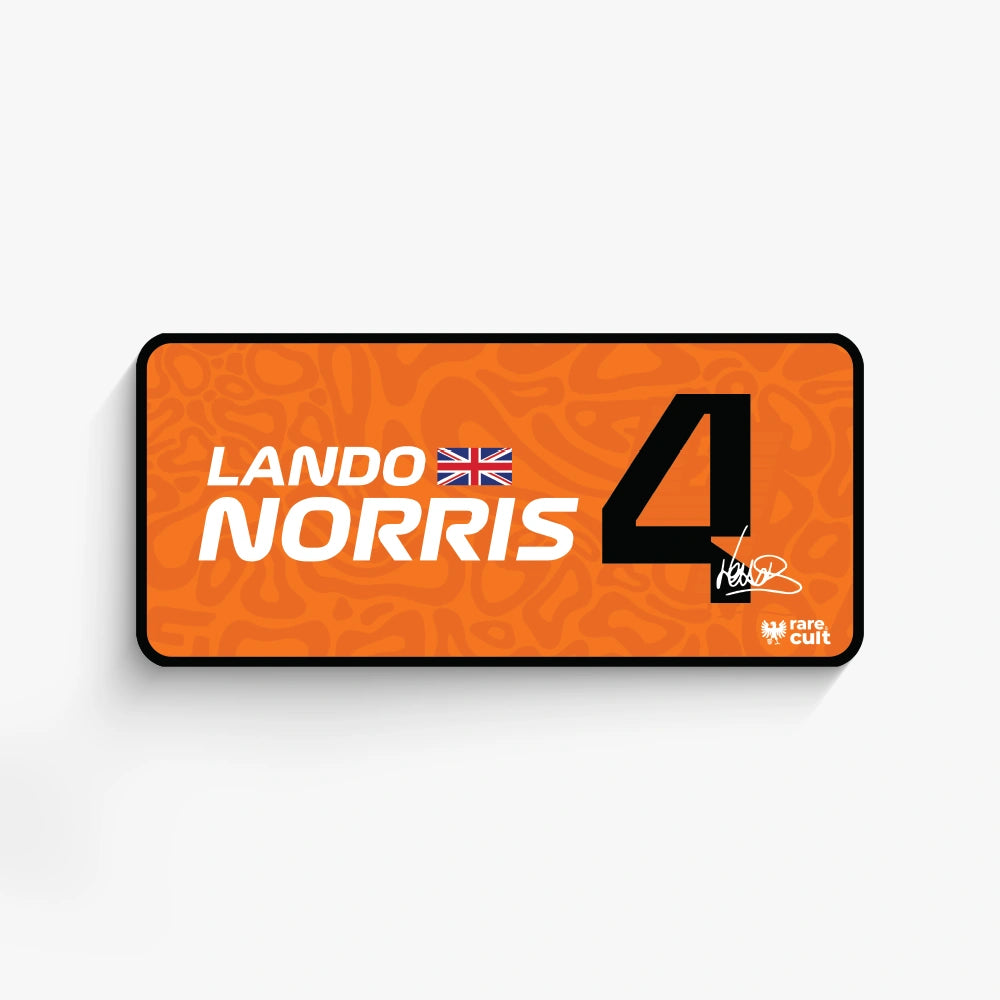 Lando Norris #4 Door Sign – Rare & Cult